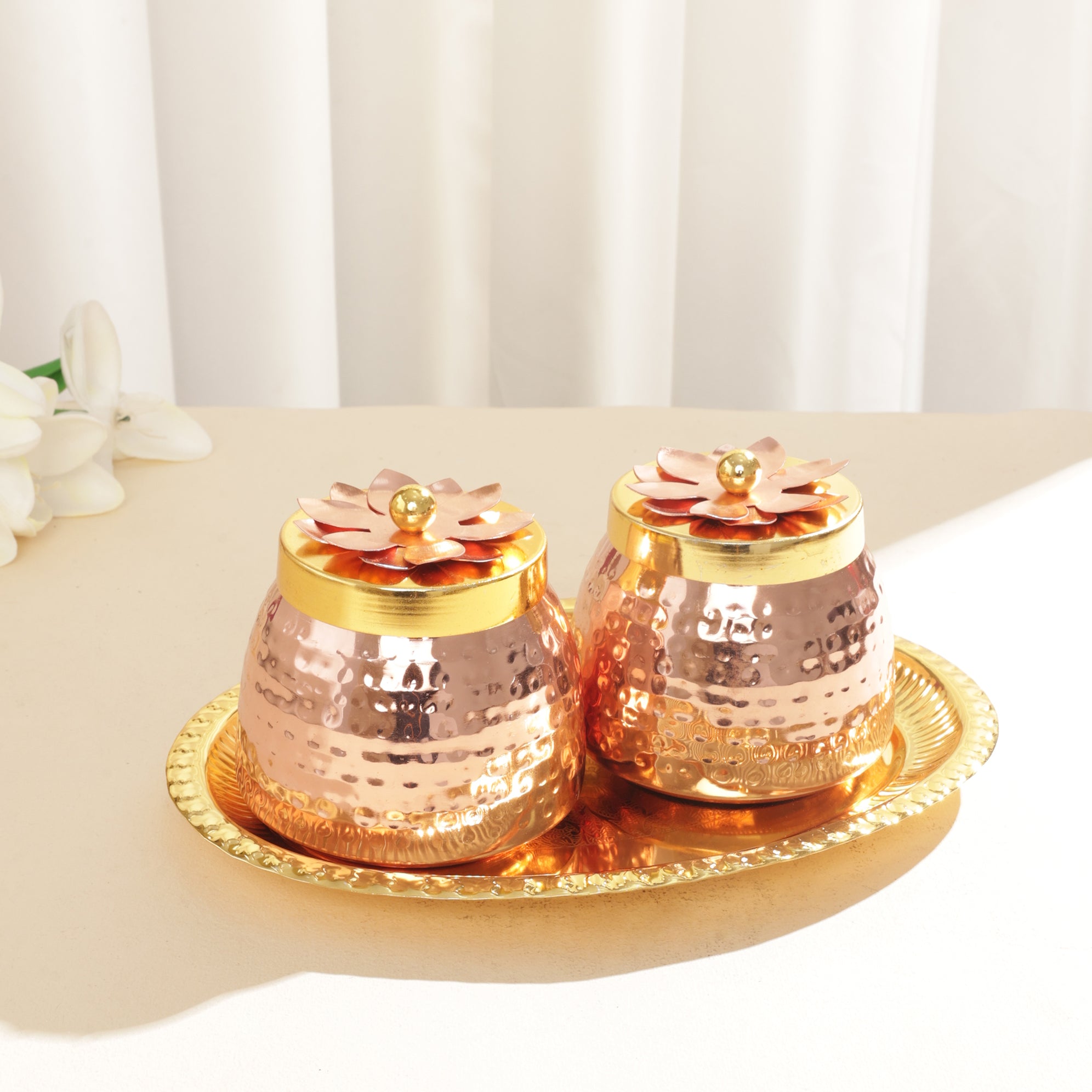 Buy Copper Vessels And Utensils Online | Tamba Ke Bartan - Darbar Craft