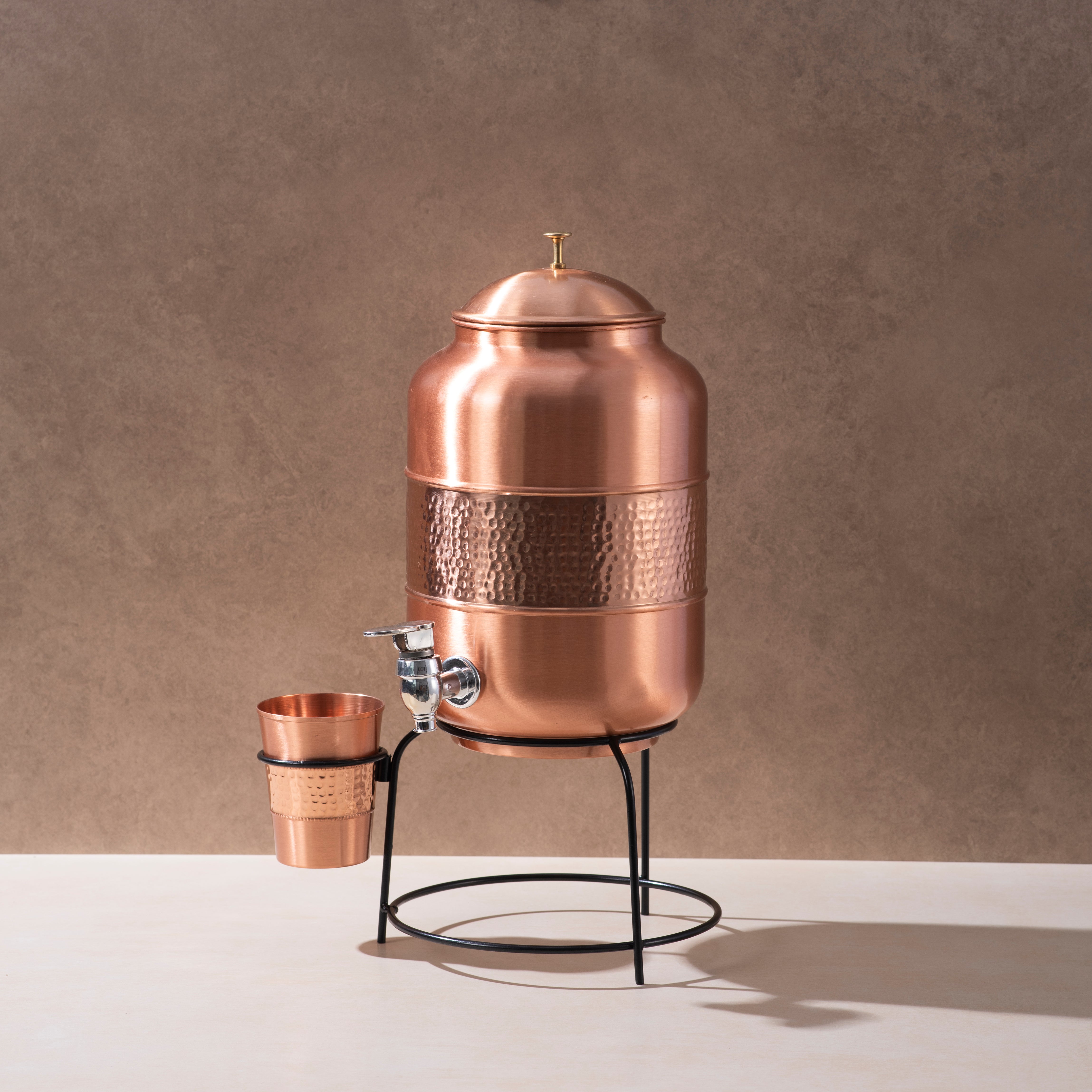 Buy Copper Vessels And Utensils Online | Tamba Ke Bartan - Darbar Craft