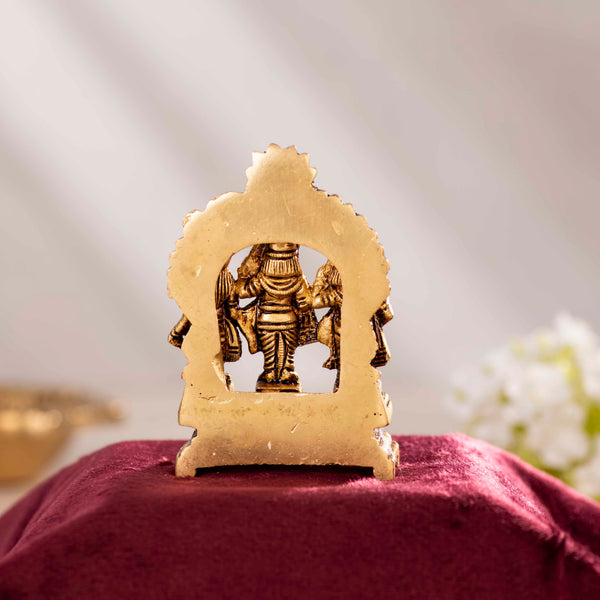 Brass Ram Darbar Frame – Devotional Wall Décor - 3 inch | Darbar Craft