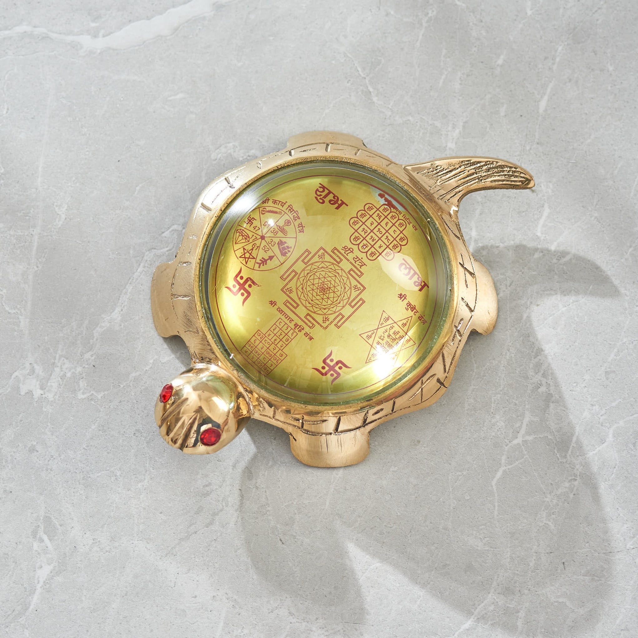 Brass Kachua Yantra - 6 Inch - Darbar Craft