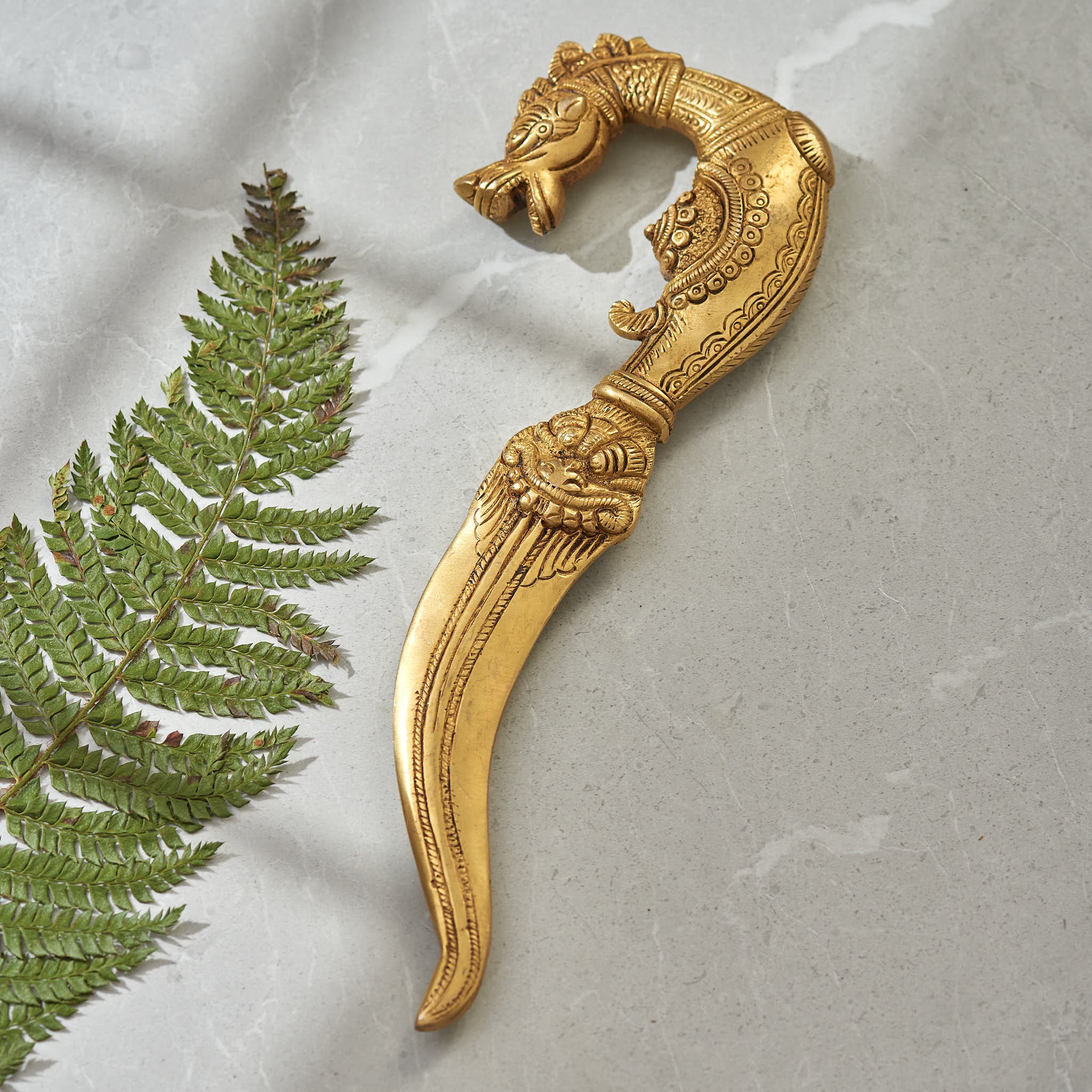 Brass Superfine Katar - 10 Inch - Darbar Craft